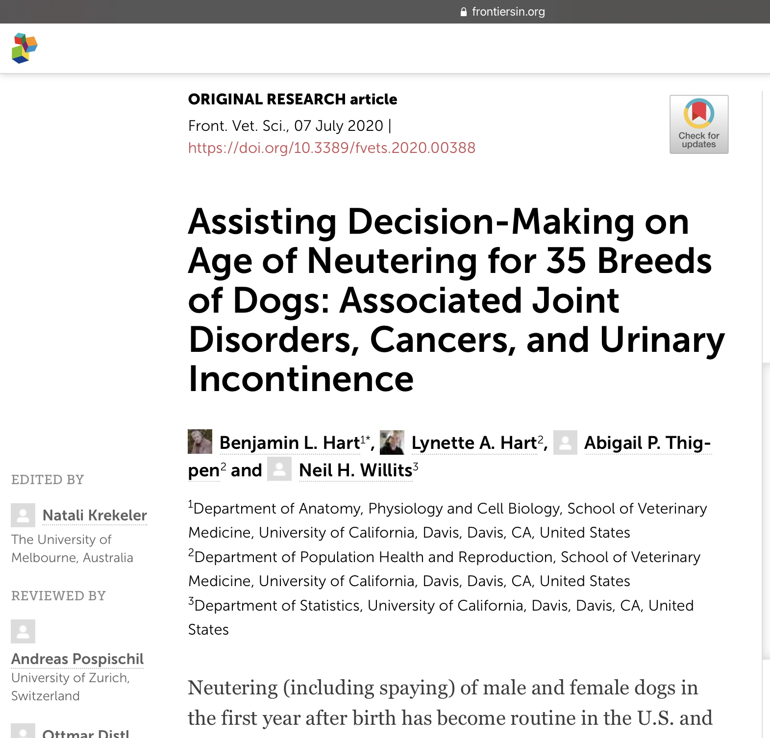 Spaying, neutering, behavior changes, and heat cycles in German ...